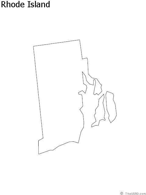 The US50 - A guide to the state of Rhode Island - Geography